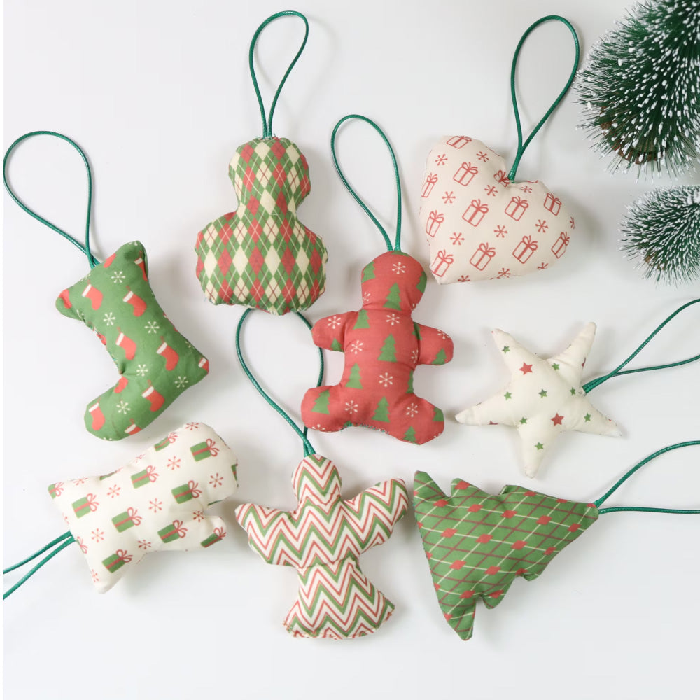 Digital Goods Sewing Patterns,Christmas Tree Fabric Ornaments Pattern,