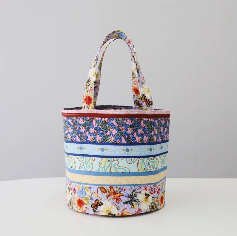 Digital Goods Sewing Patterns,Project Bucket Bag Pattern, Easy Bucket